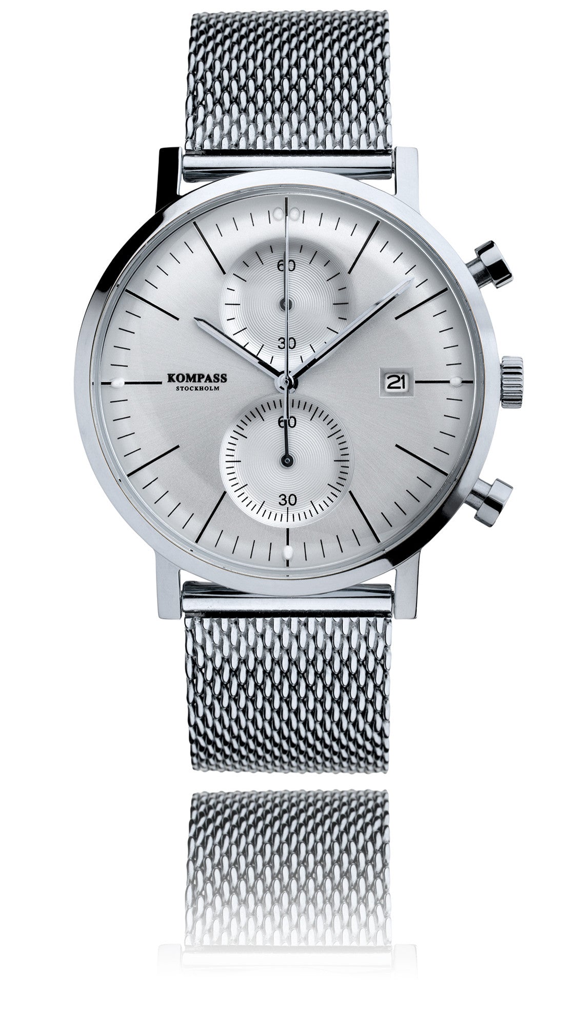 KOMPASS SUPER DOME STEEL MESH – Kompass Watches